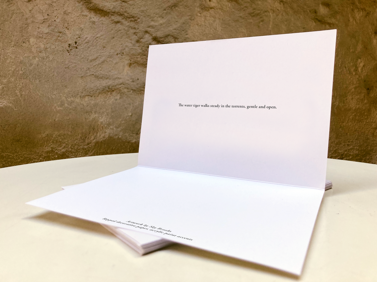 Water Tiger Greeting Cards – TigerLion Arts